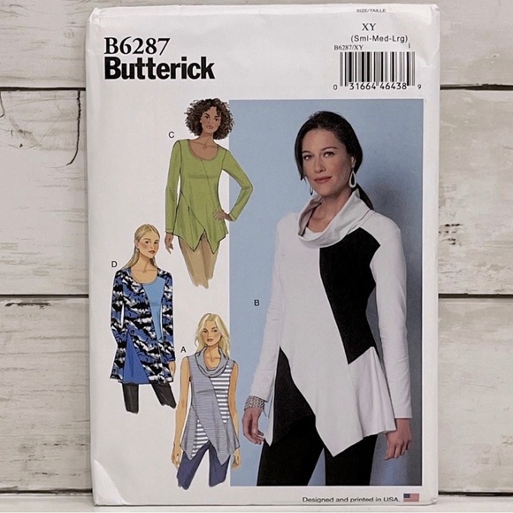 Butterick | Tops | 5 For 25 Butterick B6287 Womens Sewing Patterns ...
